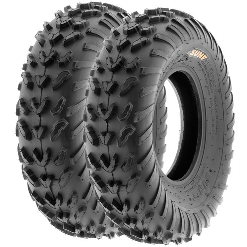 Pair of 2, 23x7-10 23x7x10 Quad ATV All Terrain AT 6 Ply Tires A007 by ...