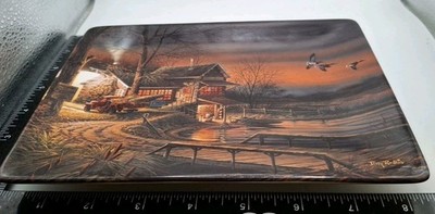 Terry Redlin Woodland Canoe Hadley Collection Hunter's Haven Plate | eBay