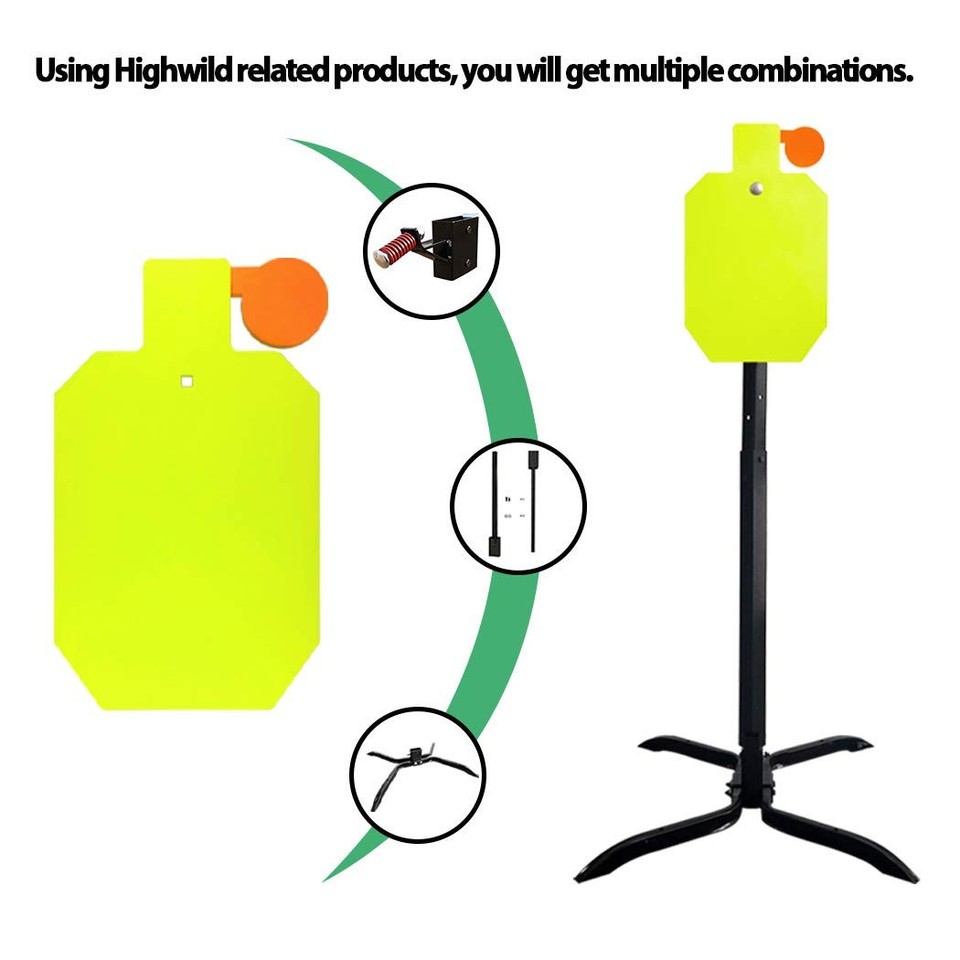 Highwild Ar500 Steel Hostage Reactive Idpa Shooting Target 3/8 Thick ...