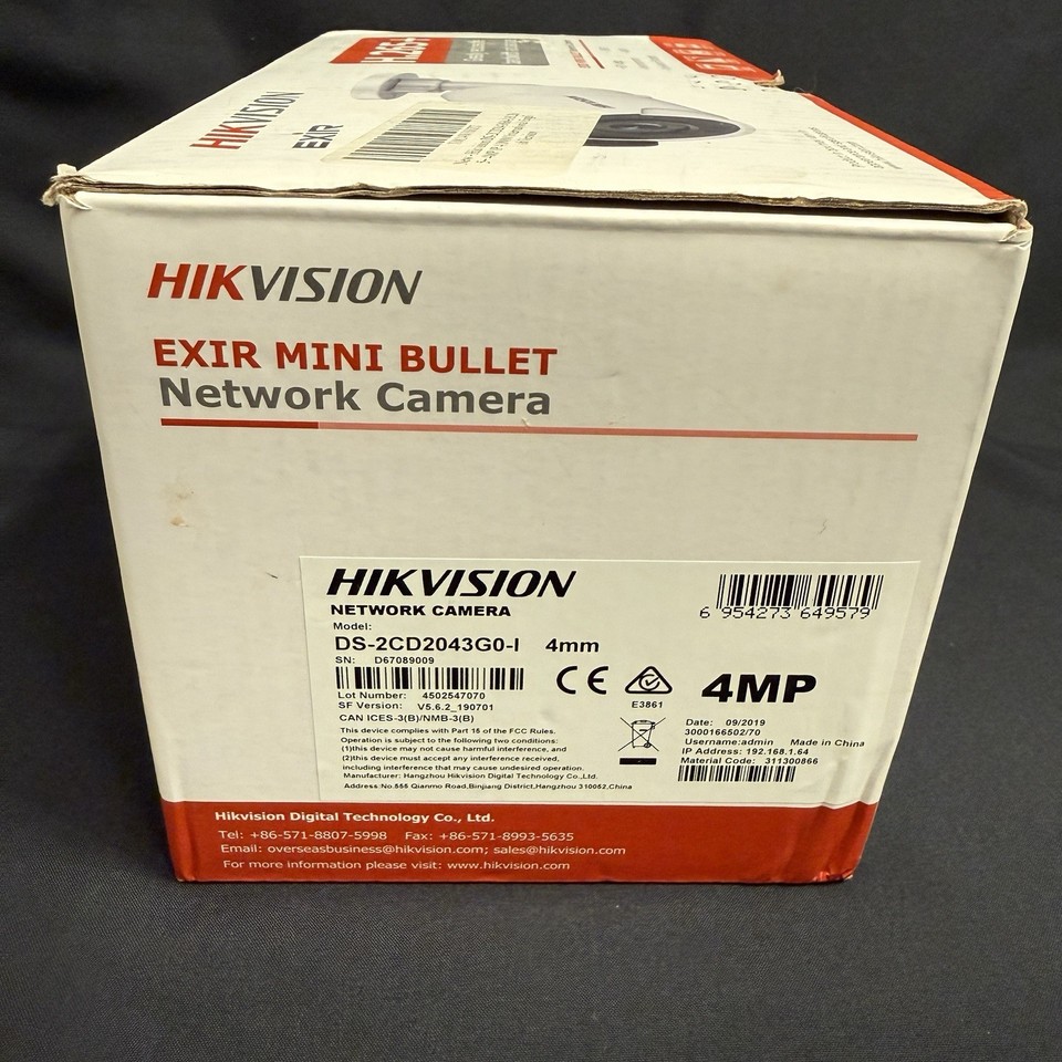 H.265+ HD Exir Weatherproof Indoor/Outdoor Mini Bullet Camera | eBay