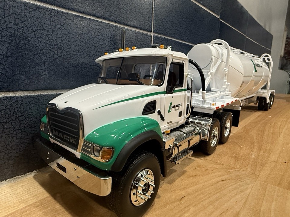 Mack Granite W/ Heil Dry Bulk Trailer Lafarge First Gear 1:34 Scale | eBay