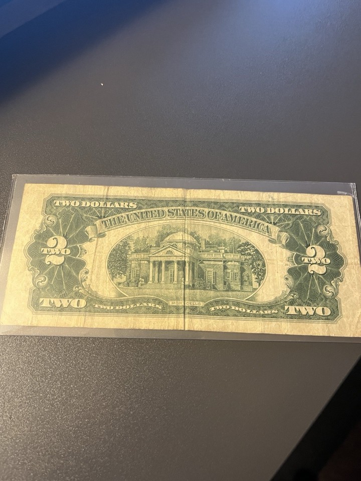 1928 STAR NOTE $2 Two Dollar RED SEAL United States Banknote 1928 G ...