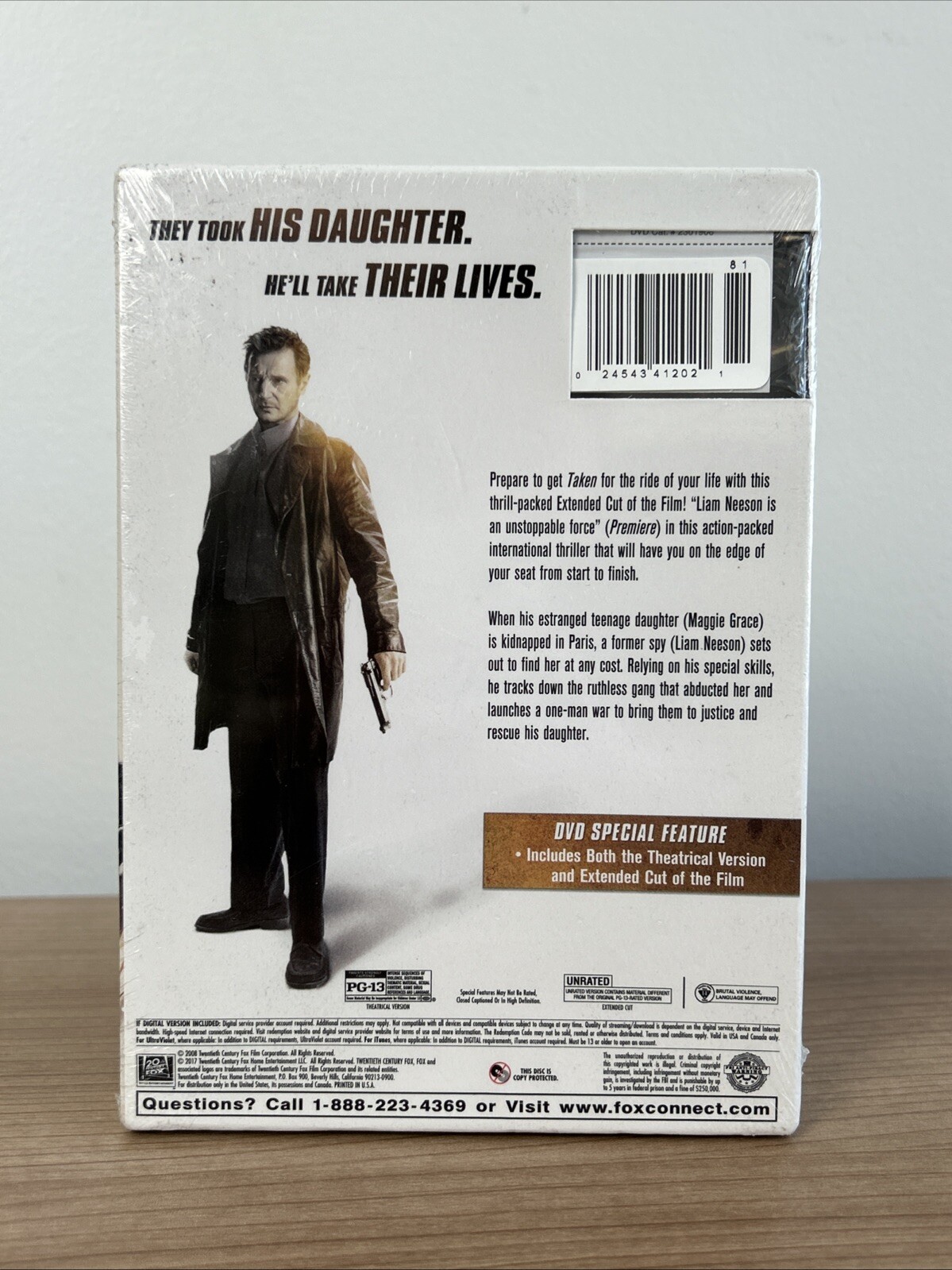 Taken (New Sealed DVD See Picts! W/Sleeve) Theatrical & Unrated ...