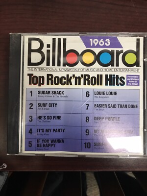 Billboard Top Rock & Roll Hits: 1963 by Various Artists (CD, Oct-1988 ...