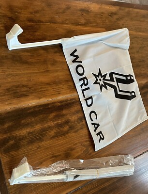 San Antonio Spurs Logo NBA World Car- Truck/Car Flags- Brand New | eBay