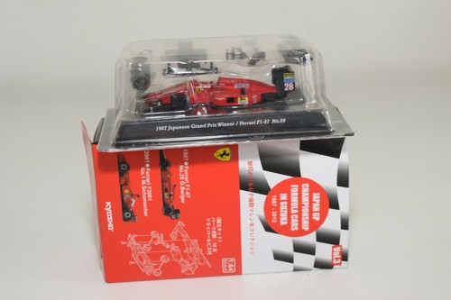 V 1:64 116 KYOSHO SUZUKA LEGEND FERRARI F1-87 #28 GRAND PRIX WINNER ...