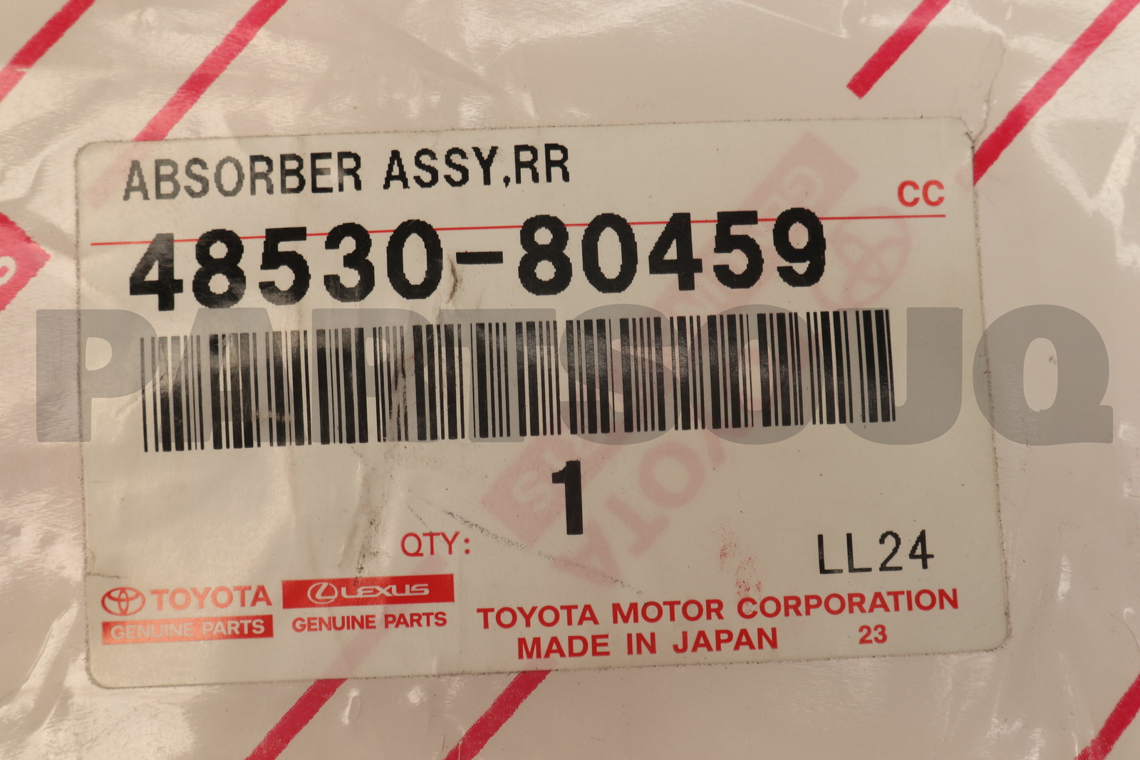 4853080459 Genuine Toyota ABSORBER ASSY, SHOCK, REAR, RH/LH 48530-80459 ...