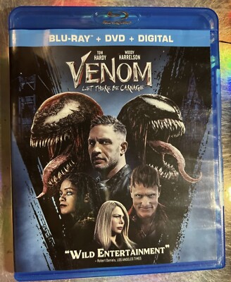 Venom Let There Be Carnage (Blu-Ray) - Like New Includes Digital Code ...