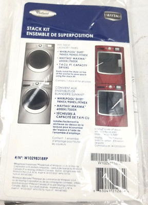 Whirlpool Maytag Stack Kit W10298318RP | eBay