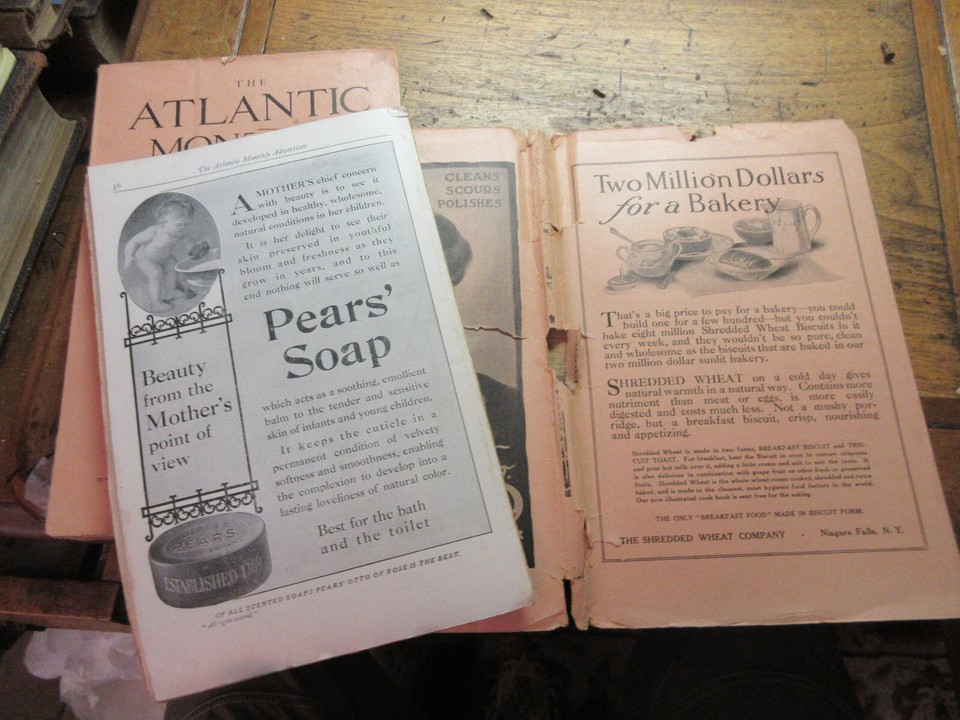2 issues 3/19O8 10/1909 ATLANTIC MONTHLY BATTLE OF THE WILDERNESS ...