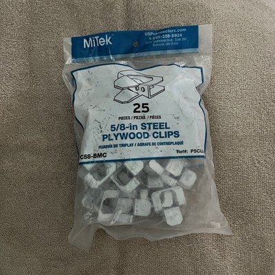MiTek 5/8 in Steel Plywood Clips 25 Piece Bag | eBay