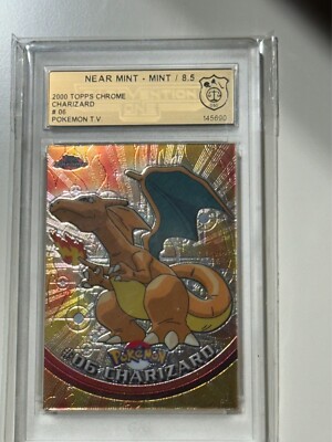 2000 Topps Chrome Pokemon T.V. #6 Charizard Pokemon T.V. GSG 8.5 | eBay