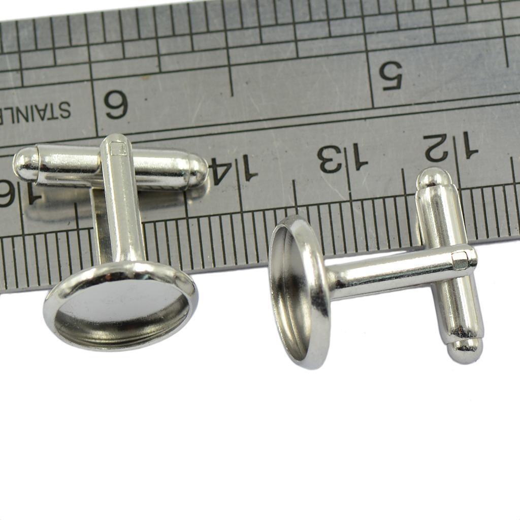 10pcs round Bezel Setting Base Formal Links cufflink DIY | eBay Australia