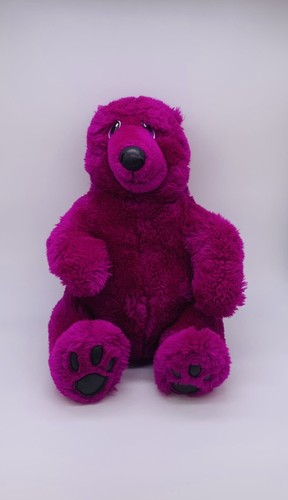Vintage 2000 Nanco Purple Bear 12” Plush Stuffed Animal with Hang Tag ...