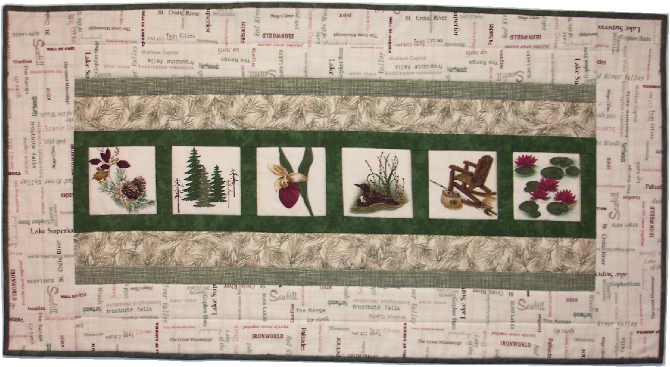 Quilting Sewing Pattern Instructions Mod Pod runner placemat quilt as ...