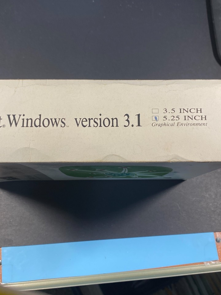 Microsoft Windows 3.1 OS on 5.25 Inch Floppy Disks ASI Graphical ...