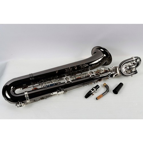 Allora ABS-550 Paris Baritone Sax Black Nickel Body, Silver Keys ...