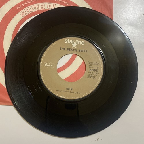 The Beach Boys Surfin' Safari / 409 Vinyl 7" 1972 Capitol Starline ...