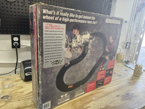 Slotless Race Car Set RARE! WOW GT Super Screamers 1/32 WORLDS OF ...