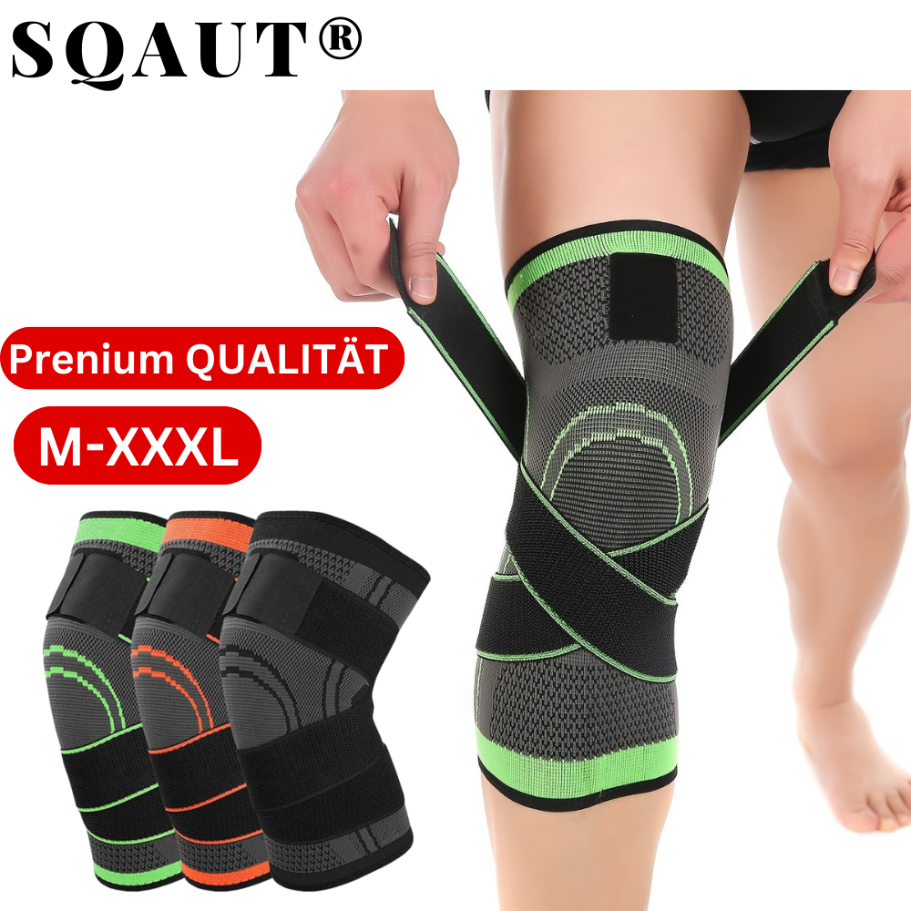 Kniebandage Kniestütze Knie Schmerzen Kompression Sport Bandage ...
