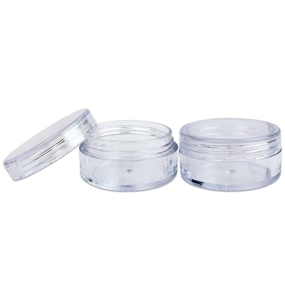 1000 Packs 10 Gram/10ML High Quality Cream Cosmetic Sample Clear Jar ...