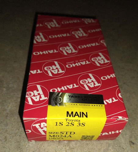 TAIHO CRANKSHAFT MAIN BEARING SET TOYOTA M024A STD OEM 1S 2S 3S CELICA ...