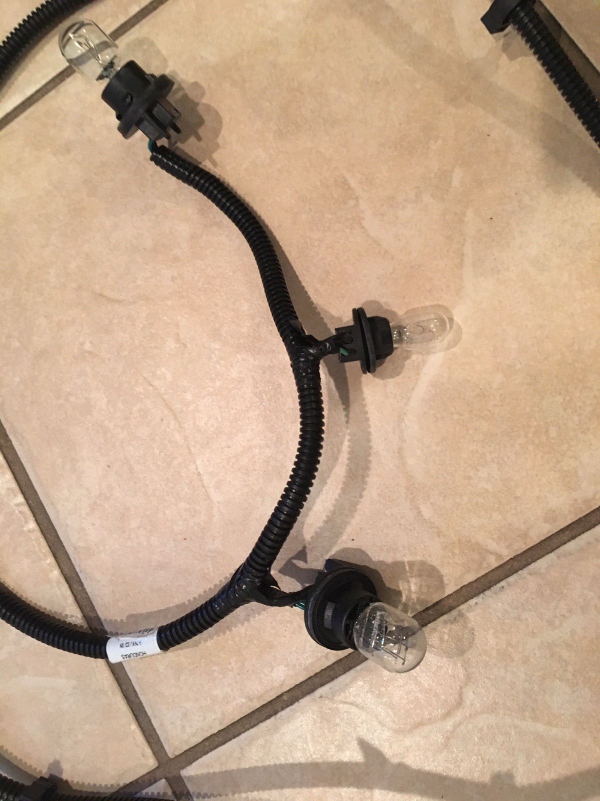 OEM GM Chevy Truck Tail Light Wiring Harness With Bulbs 22283AC 22284ab ...