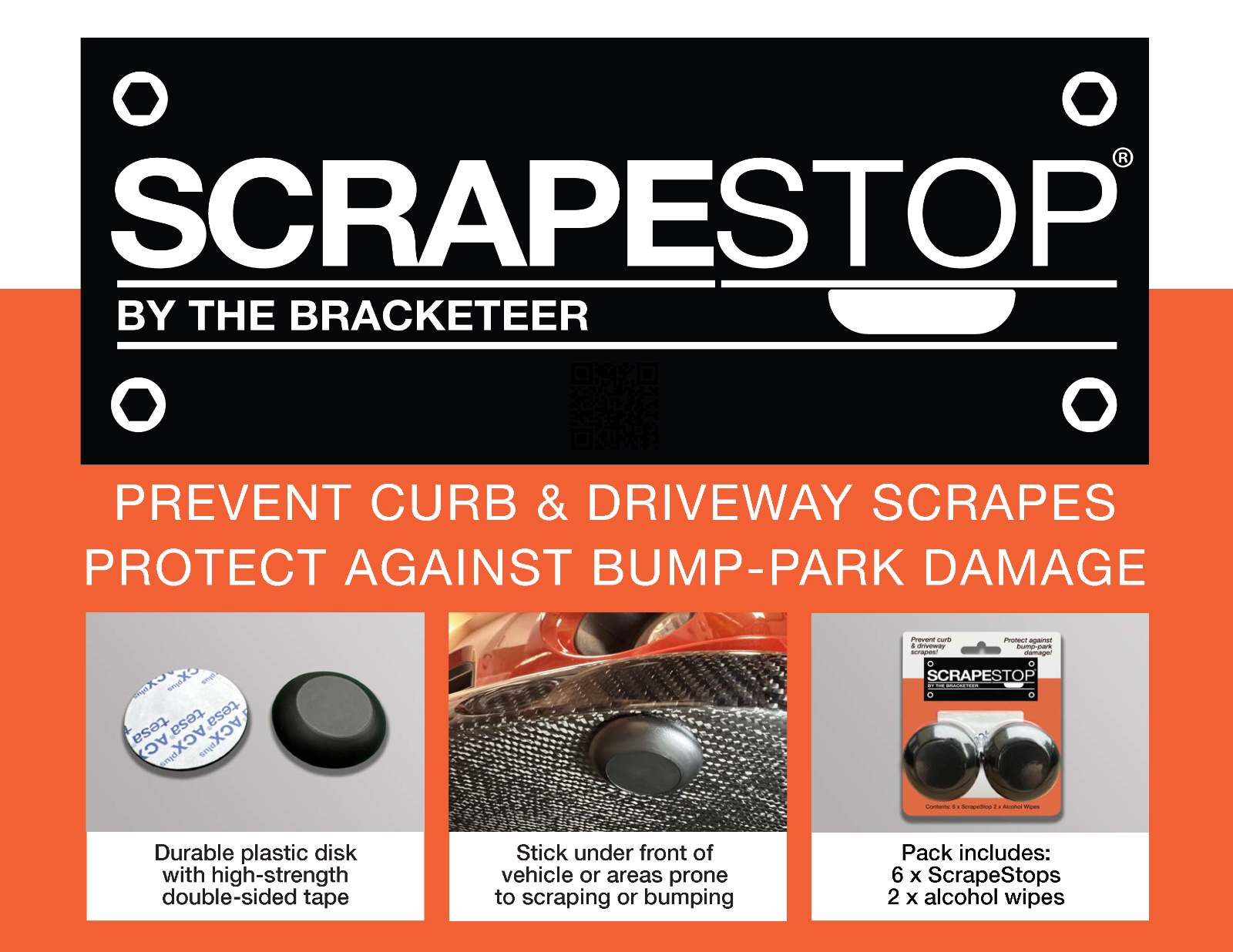 SCRAPE STOP Universal Bumper Scrape Guard Car Bumper Protector by The ...