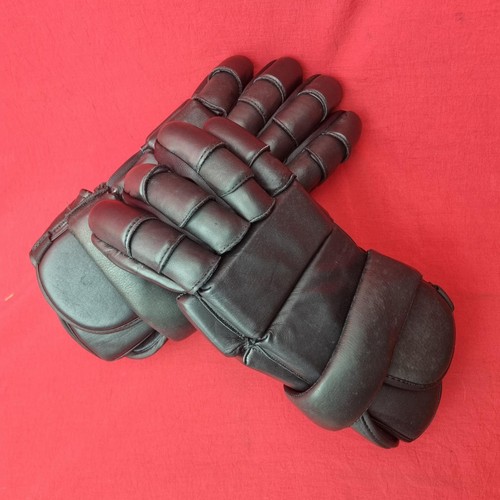 HEMA Padded Leather Gauntlets - Small | eBay