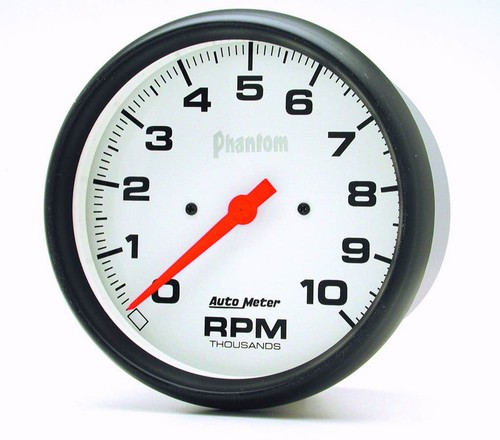 Autometer 5898 Phantom 5" In-Dash Tachometer, 0-10,000 Rpm | eBay