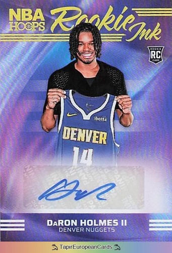 DaRon Holmes II 2024-25 Panini Hoops NBA RC Rookie Ink Auto Nuggets ...