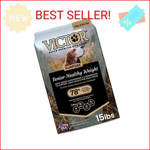 VICTOR Super Premium Dog Food – Purpose – Senior Healthy Weight ...