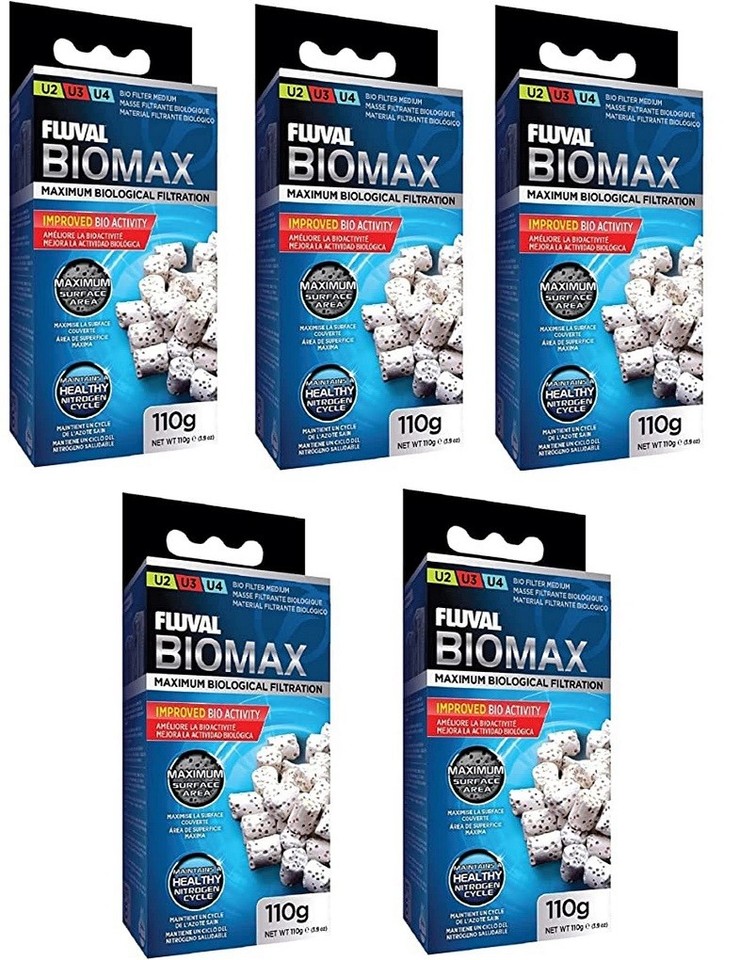 Fluval Biomax Rings Aquarium Fish Tank Filter Media - Spec U2 U3 U4 107 ...