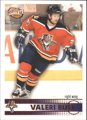 2002-03 Pacific Complete - Red #217 Valeri Bure /100 for sale online | eBay