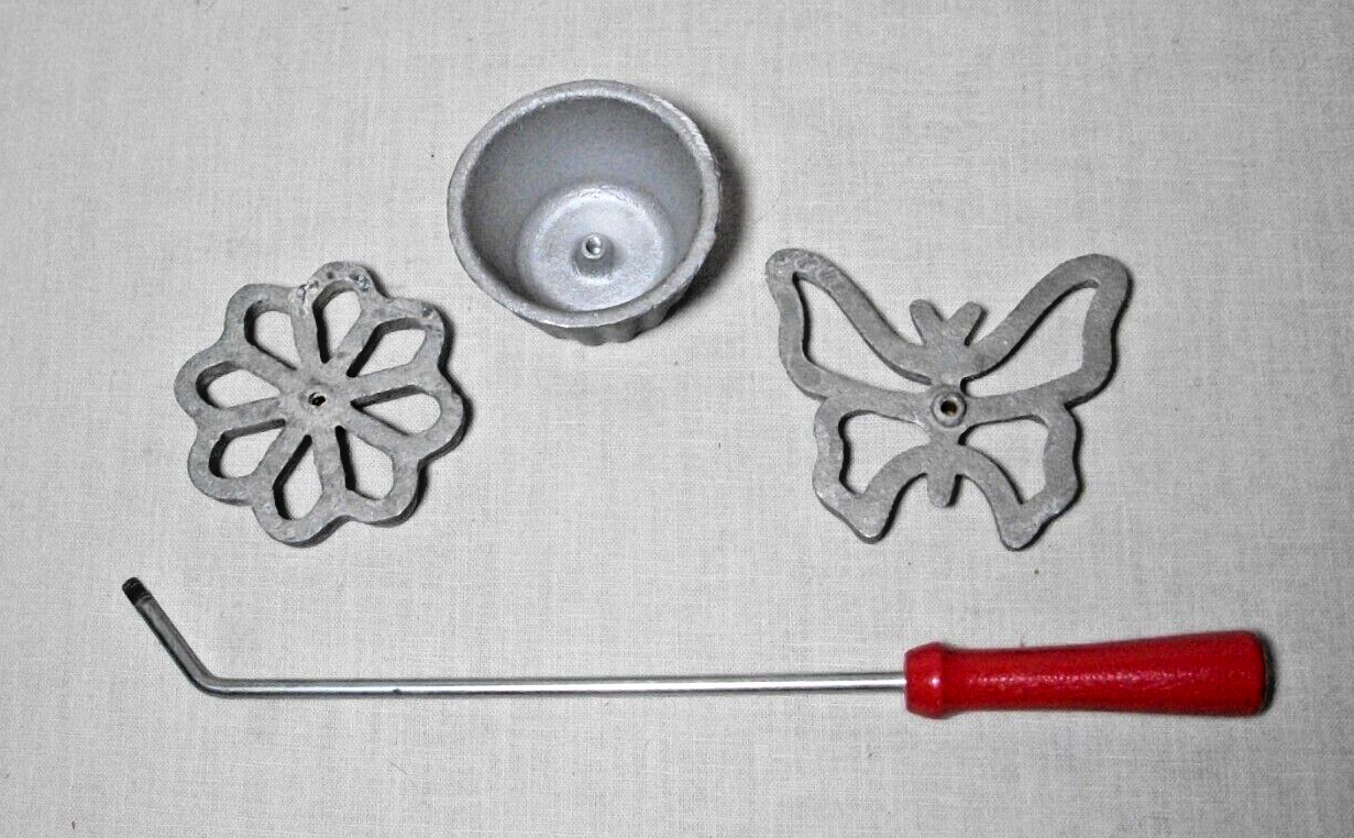 VINTAGE HANDI HOSTESS ROSETTE COOKIE & PATTY SHELL SET OF 3 MOLDS | eBay