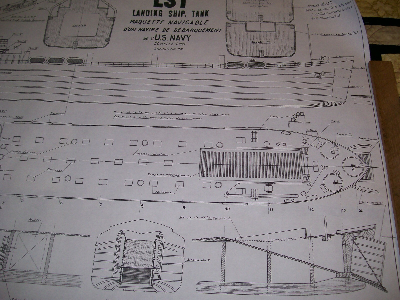 LST ship model boat plans | eBay