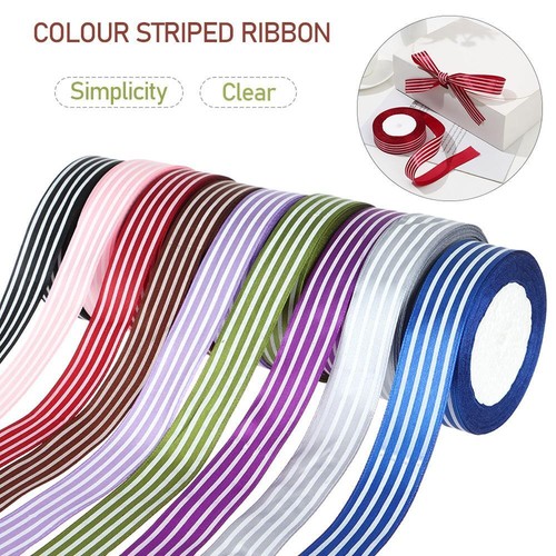 Gifts Striped Satin Ribbon Polyester Fabric Silk Packaging Strap ...