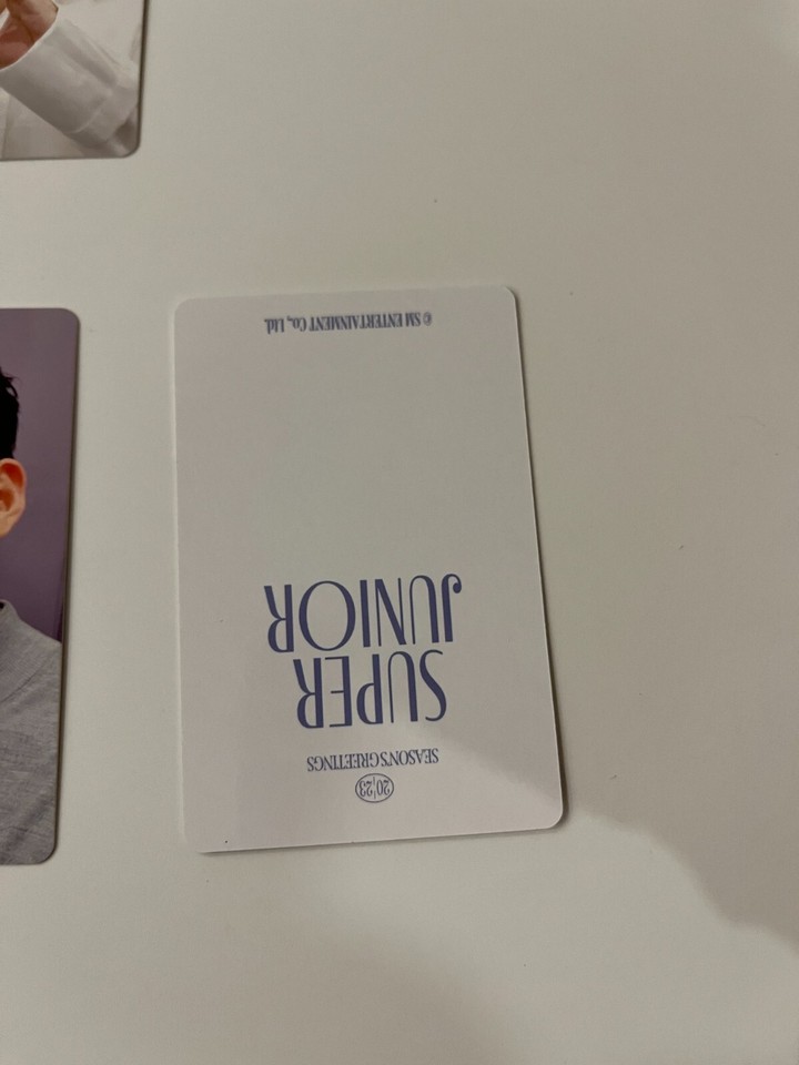 RYUWOOK Official Photocard Super Junior 2023 Season's greetings Kpop ...