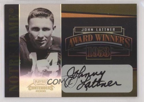 2006 Playoff Contenders - Award Winners Signatures #AW-30 Johnny ...