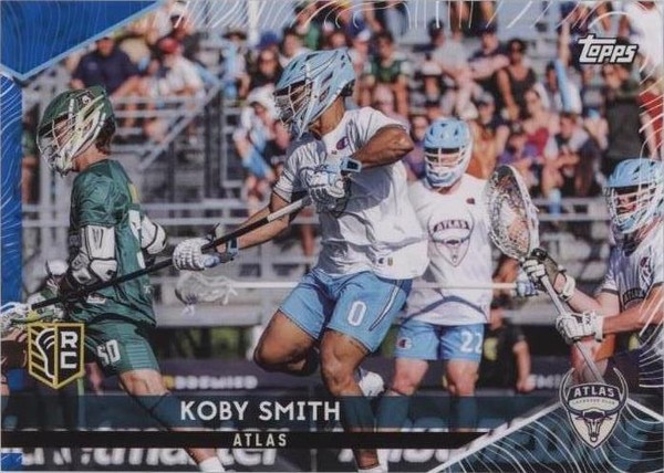 2022 Topps Premier Lacrosse League - Blue #97 Koby Smith /99 (RC) for ...