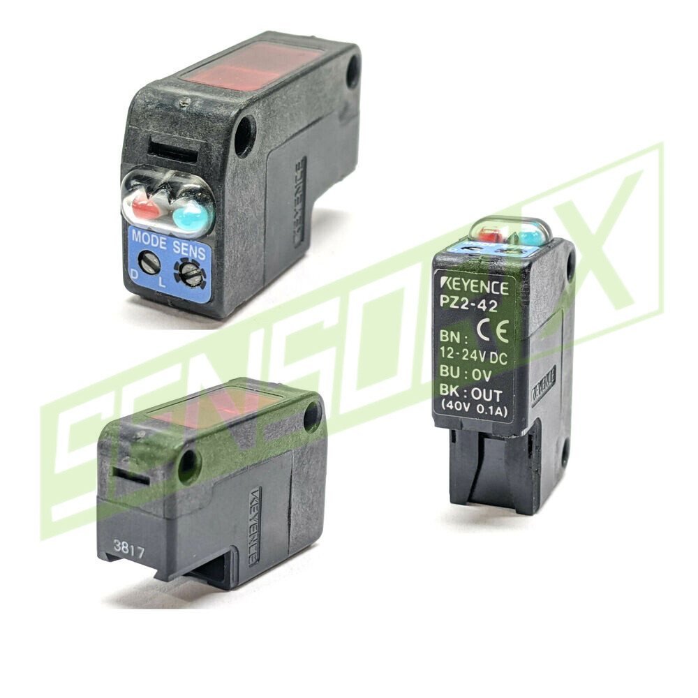 New In Box KEYENCE PZ2-42 Reflective Photoelectric Sensor Cable Type ...