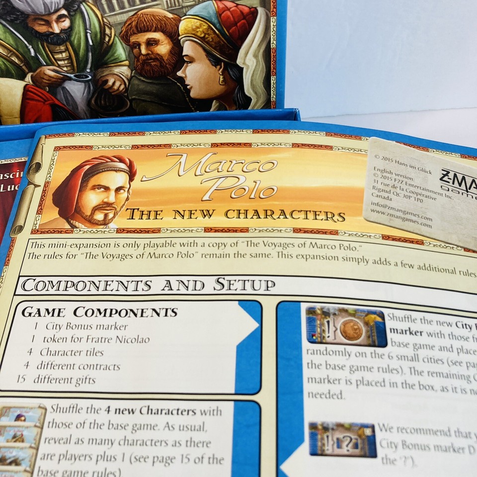 THE VOYAGES OF MARCO POLO COMPLETE BUNDLE board game base + 3 ...