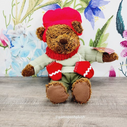 Hallmark Teddy Mittens Plush 13" Celebrating 100th Anniversary of the ...