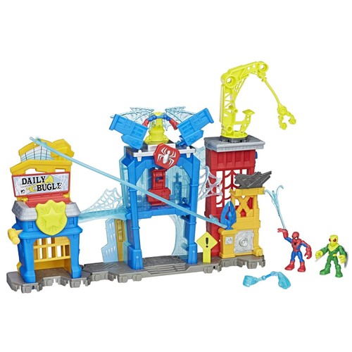 Playskool Heroes Marvel Super Hero Adventures Spider-Man Web-Quarters ...