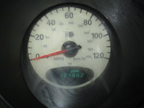 CHRYSLER PT CRUISER INSTRUMENT GAUGE CLUSTER 124K MILES OEM 2001-2002 ...