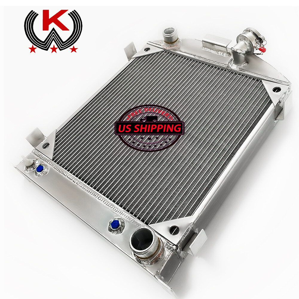 17" Aluminum Radiator for Ford 1932 Chopped Hot Rod W/Chevy 350 V8 ...
