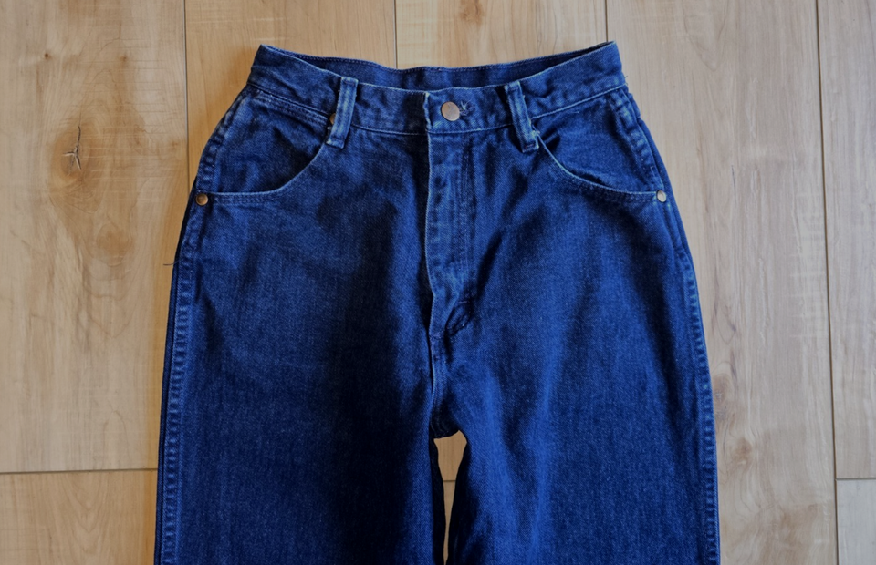 Vintage Dark Blue Wrangler jeans tag sz 3/4 (runs small-see ...