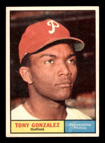 1961 Topps Baseball #93 Tony Gonzalez VG/EX *e2 | eBay