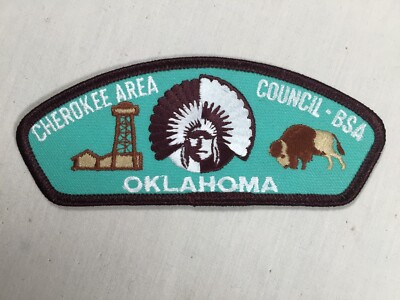 Cherokee Area Council twill scout stuff pb BSA CSP Patch | eBay