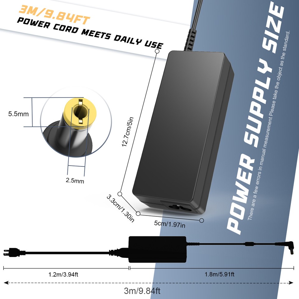 AC Adapter Charger for Panasonic Toughbook CF-19 CF-31 CF-33 CF-53 CF ...